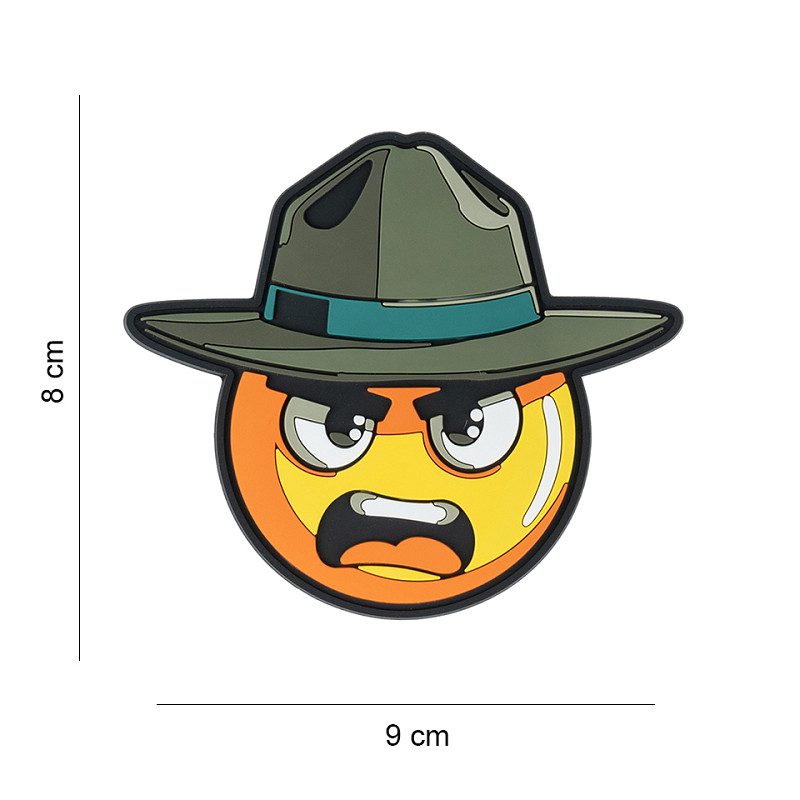 Patch 3D PVC Drill Sergeant - Airsoft Brothers - Webshop